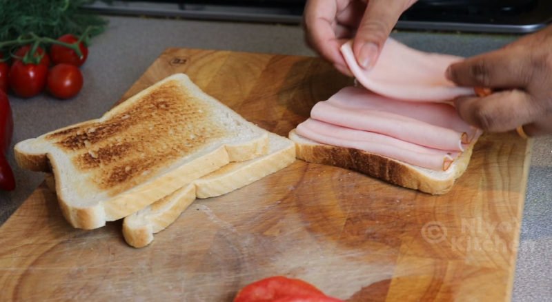 Club Sandwich Recipe | #1 classic club sandwich | Niyos Kitchen